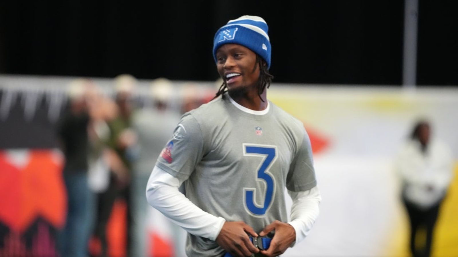 Cowboys WR George Pickens at team facility ahead of minicamp